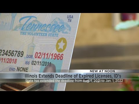 Illinois driver’s license and ID card expiration extended to Jan. 1, 2022