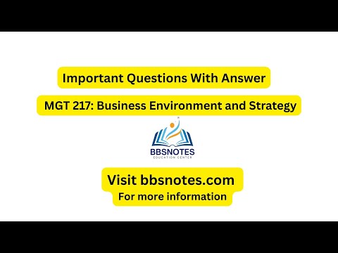 Important Questions of Business Environment and Strategy | BBS 3rd Year Past Questions with Answers