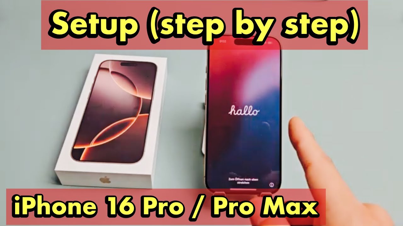 iPhone 16 Pro/Pro Max: How to Setup (step by step)