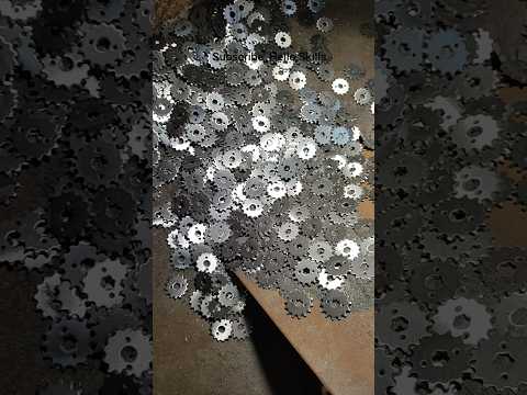 Amazing MotorBike front sprocket making process #bike #parts