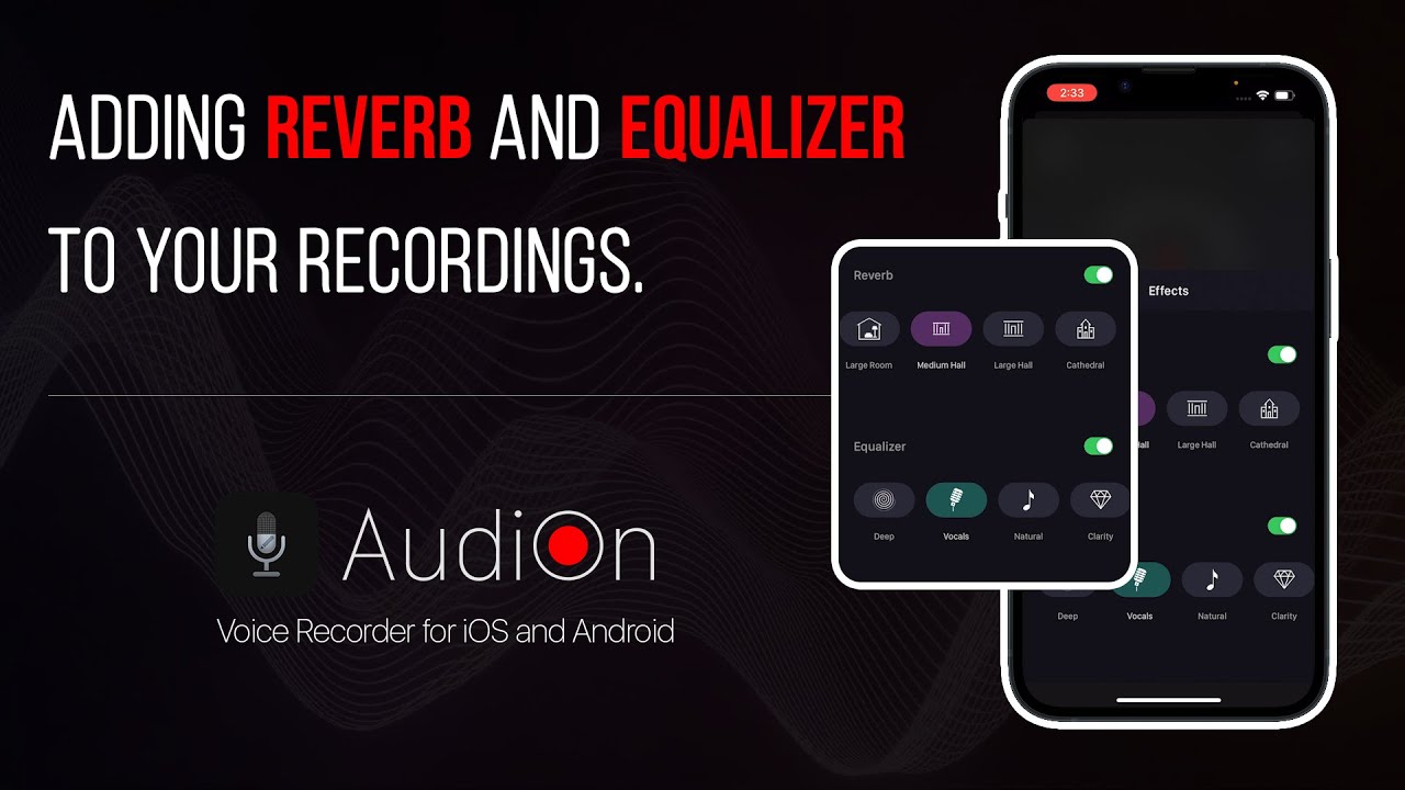 AudiOn: Voice Recorder for Android & iOS | Global Delight