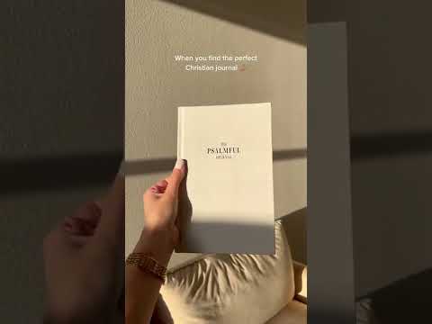 "The Psalmful Journal" find it on Amazon | a Christian gratitude journal with Biblical affirmations