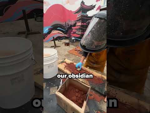 Will This Obsidian Melt for a Naruto Kunai?
