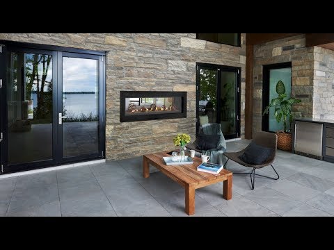 Napoleon Vector 50" Direct Vent Linear Fireplace with Electronic ...