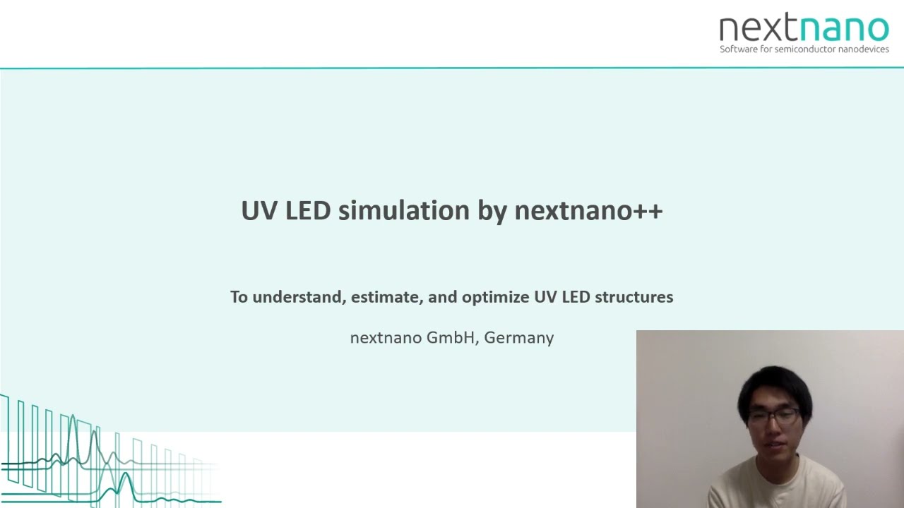 UV LED simulations with the nextnano software