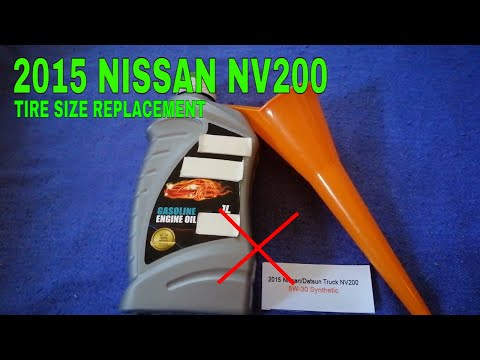 🚗 🚕 2015 Nissan NV200 Oil Type 🔴