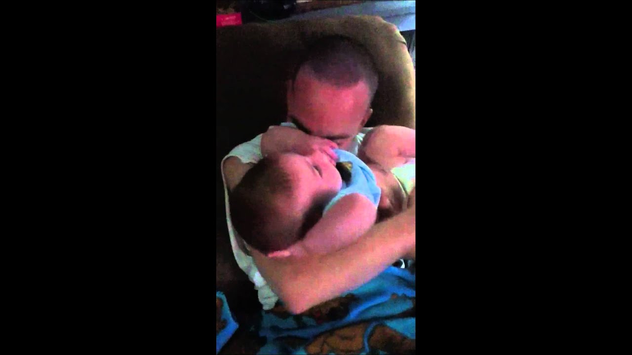 Daddy tickling River