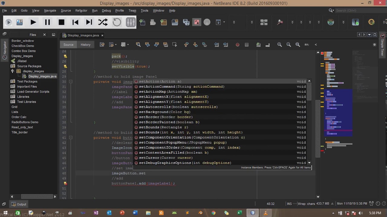 java tutorial 38 GIU Display images in Labels and on Buttons