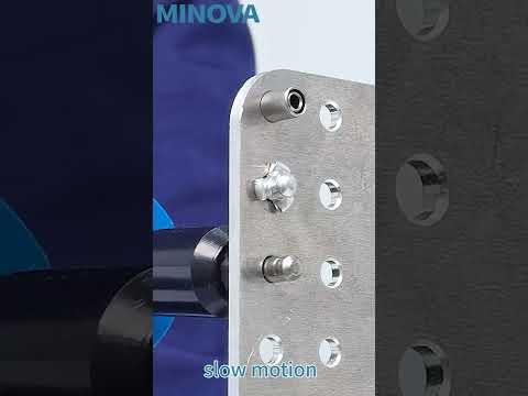 MINOVA Rivet Tool.( 1/4” (6.4 mm) Various Types of Rivets Slow Motion )#rivet #relaxing #minovatool