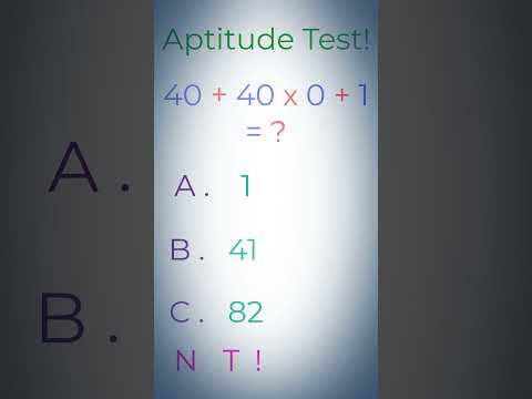 Aptitude Test