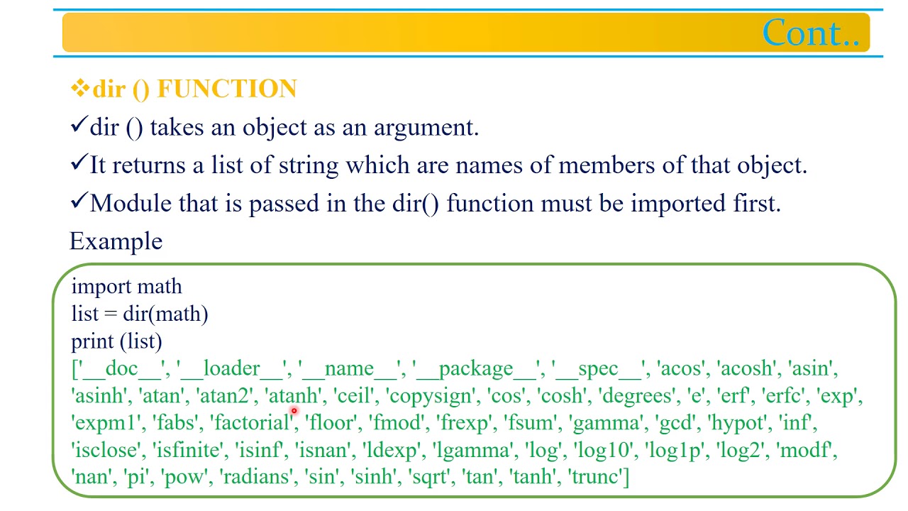 Functions Built in & Composite in Python