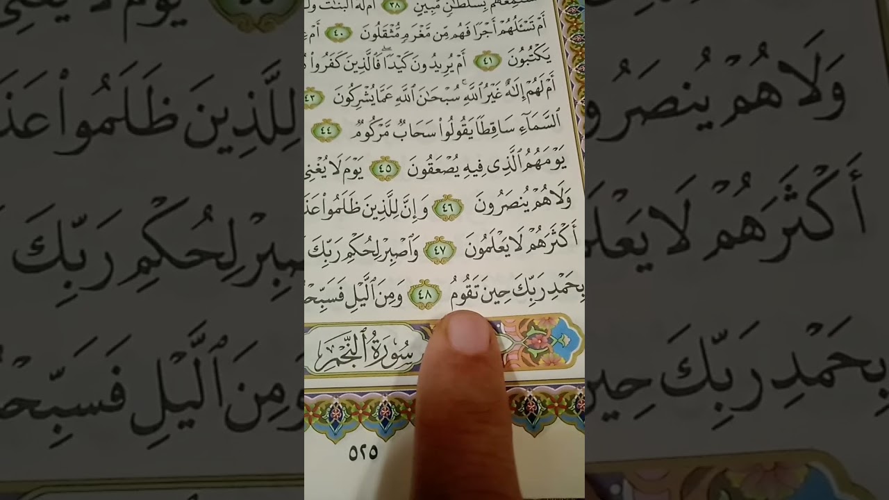 Surah Toor chapter 28 Ayat 48 49 Urdu translation