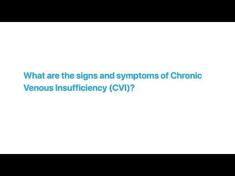What are the signs and symptoms of Chronic Venus Insufficiency (CVI)?