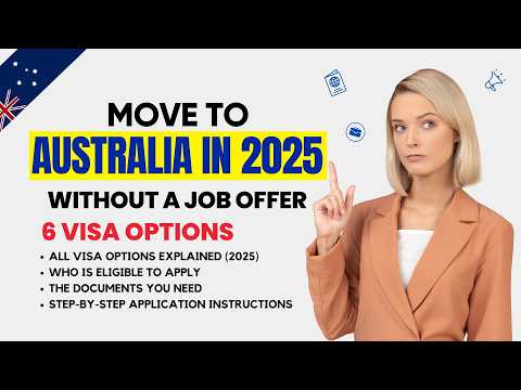 🚀 Move to Australia Without a Job Offer | Work Visa Guide 2025 🇦🇺