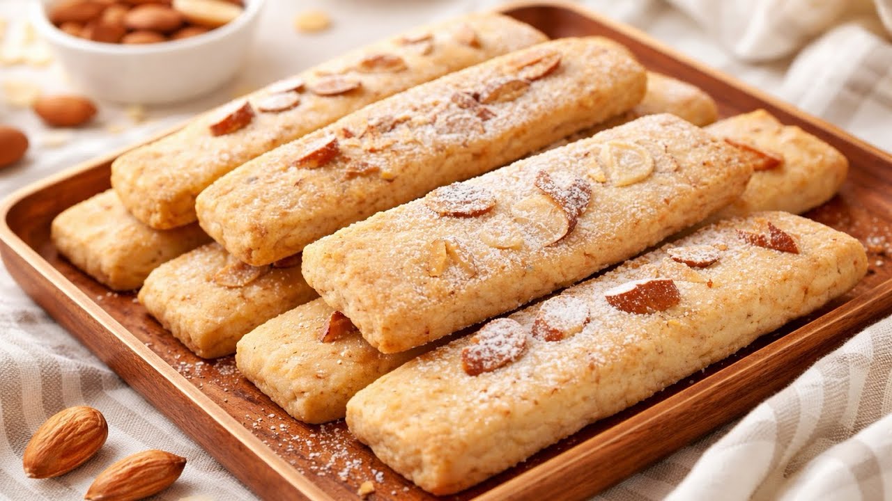 Almond Shortbread Cookies That Melt in Your Mouth