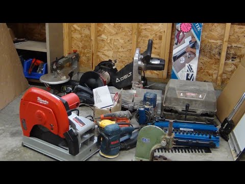 PETEBAY #6 GROUP OF WOODWORKING POWER TOOLS selling tubalcain mrpete