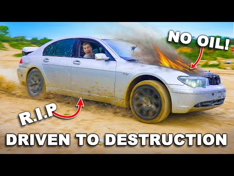 Watch How Long This BMW 7-Series Can Run Without Oil