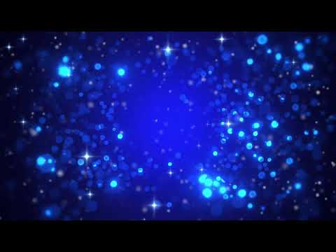 blue sparkle celebration glitter particles lights background video effects