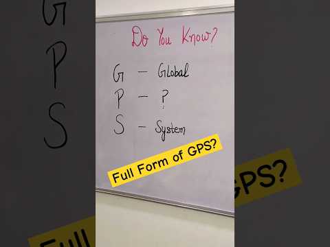 Full Form of GPS?🤔🤔 #education #educational #shorts #short #viral #trending #shortvideo
