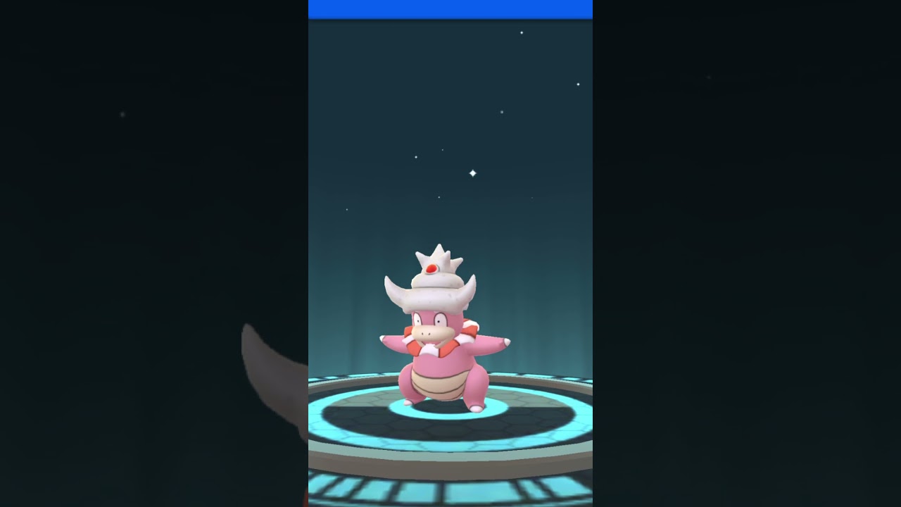 Slowking! Slowpoke evolves into Slowking in Pokémon Go