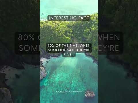āWhen āIām Fineā Means the Opposite šš¬ā#shorts #psychologyfacts #youtubeshorts #motivational