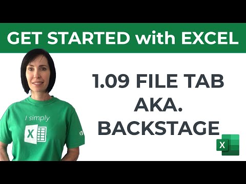Excel for Beginners - Discover the Hidden Treasures in the File Tab