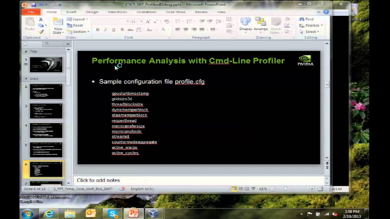 CUDA Tutorial: Debugging and Performance Tools