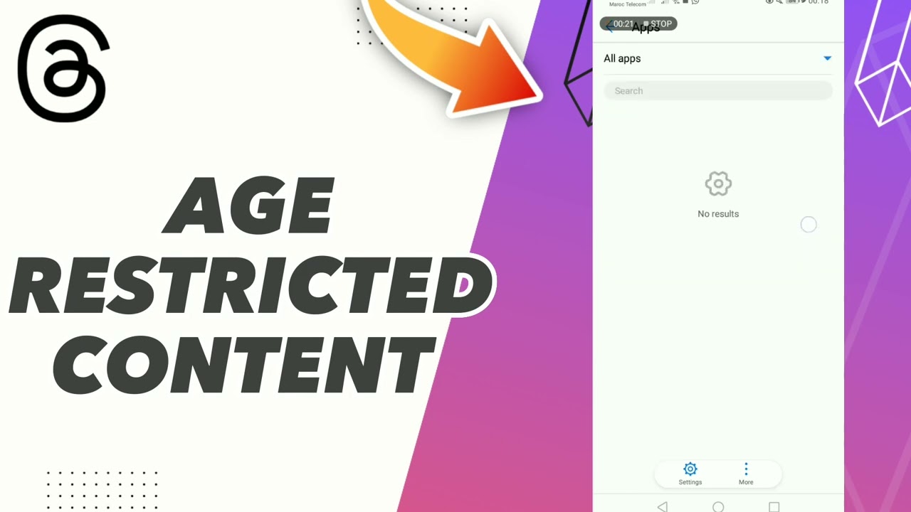 HOW TO FIX THREADS AGE RESTRICTED CONTENT