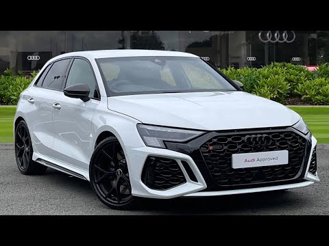 2023 Approved Used Audi RS 3 Sportback Carbon Black 400 PS S tronic | Stoke Audi
