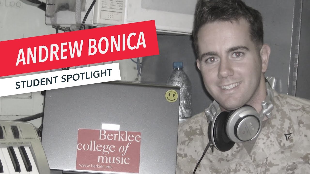 Student Spotlight: Andrew Bonica | Commencement | Military | Berklee Online