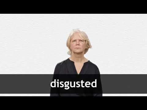 DISGUSTED definition and meaning | Collins English Dictionary