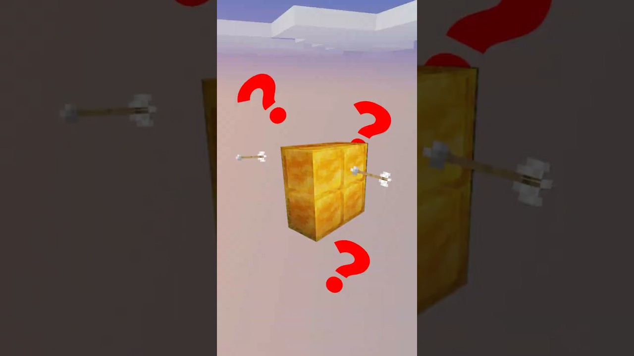 Can arrow fly through different blocks? - minecraft video