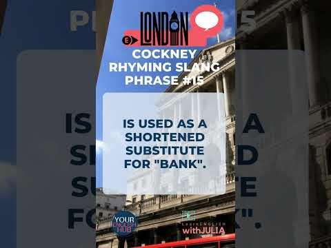 Meaning of Cockney rhyming slang: "J. Arthur Bank..."