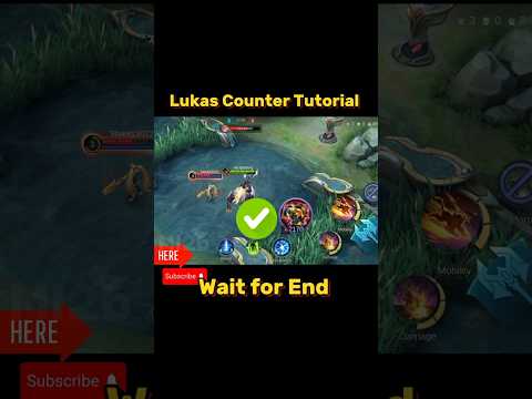 Lukas Counter build Tutorial Mobile legends #ml2b #lukas #tutorialmlbb #shorts