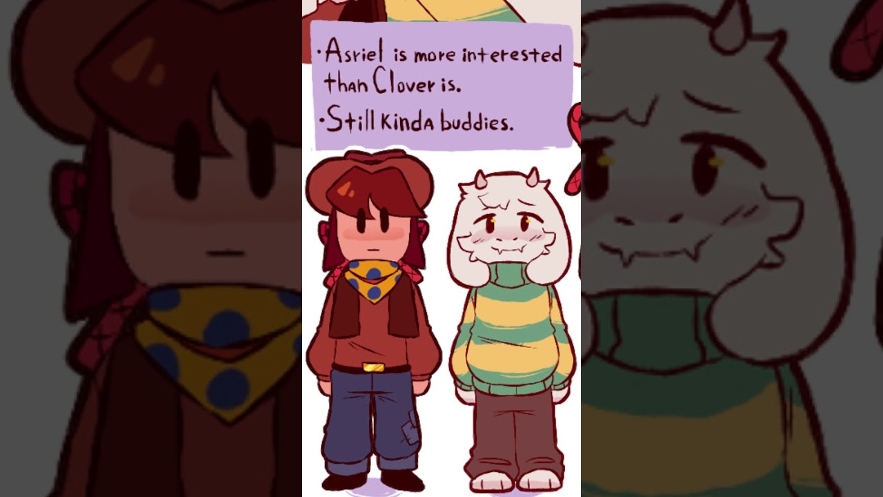 Ariel and Clover Meet - Deltarune Yellow Comic Dub #undertalememe #deltarunememes