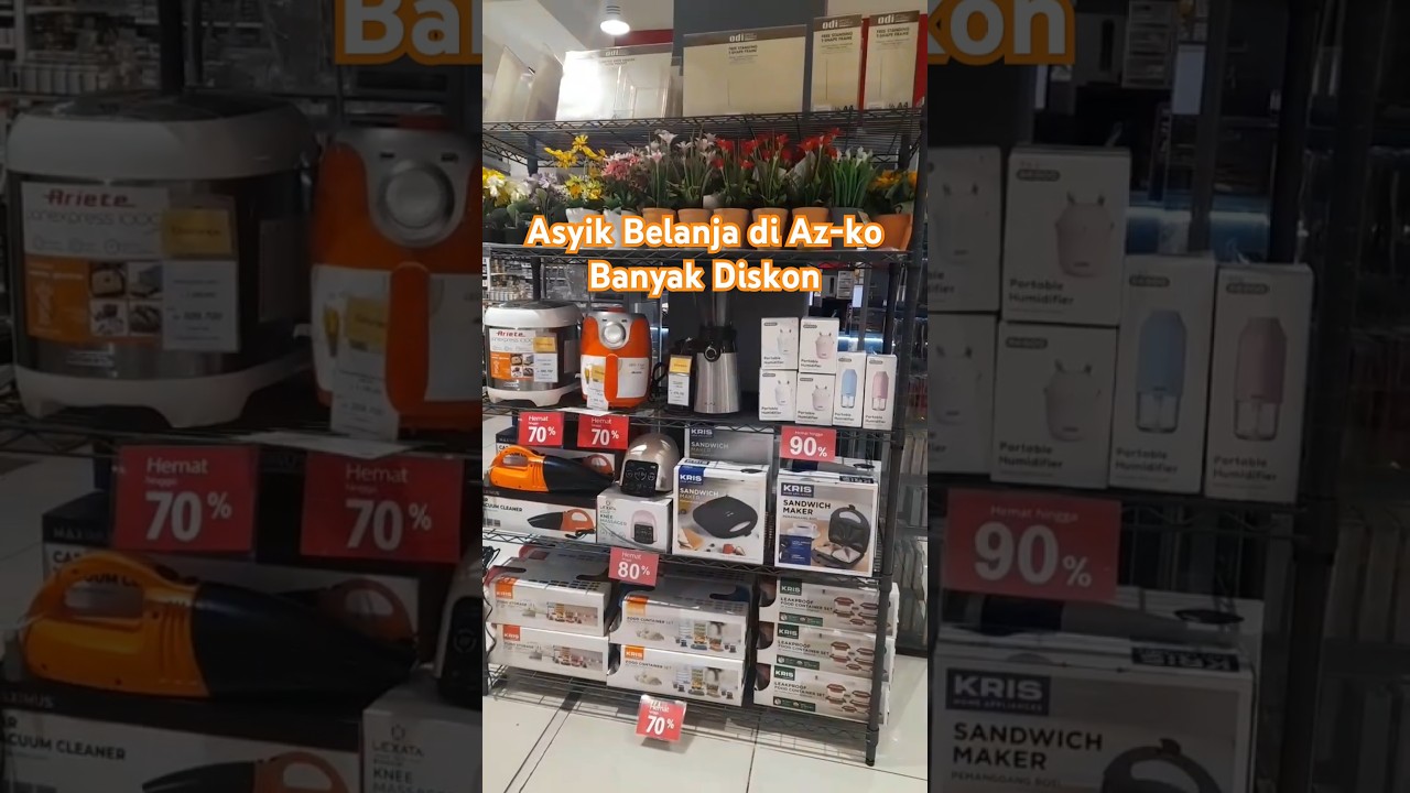Az-ko super lengkap belanja perlengkapan rumah. #azko #tokoperlengkapanrumahtangga #tokoperabotan