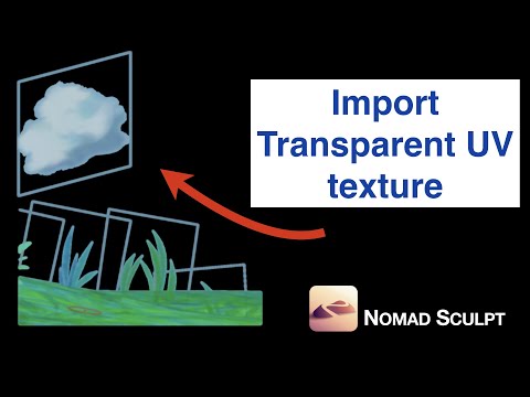 Import UV with Transparency | Nomad Sculpt