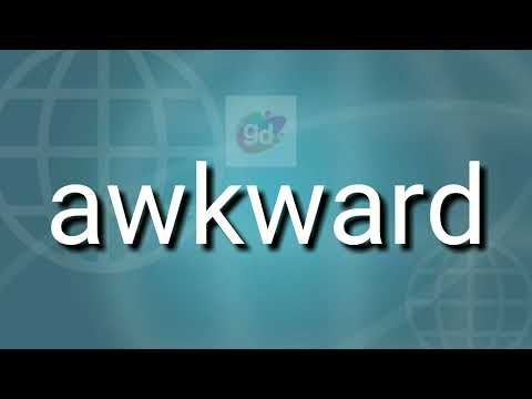 Awkward Antonym with meaning//Googul Dictionary//