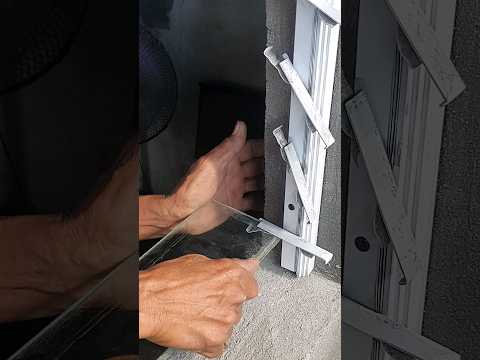 Jalousy Glass Window Installation