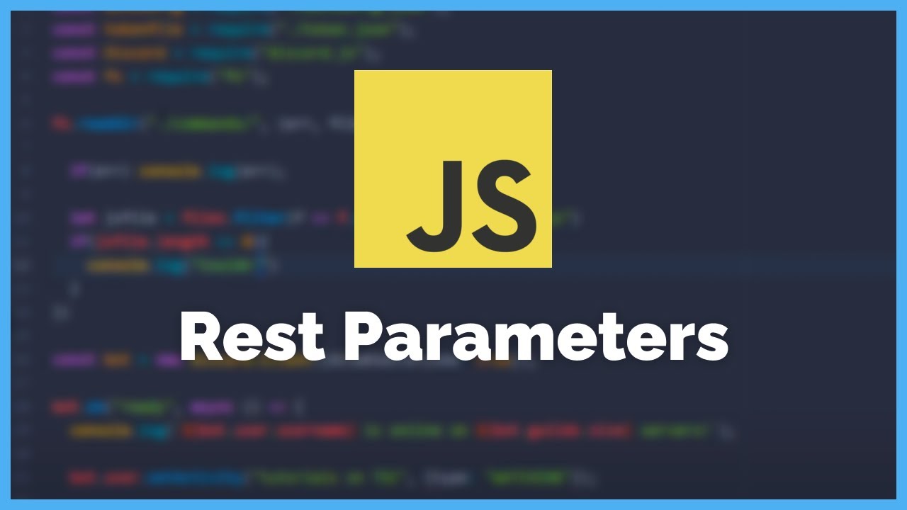 JavaScript What are Rest Parameters in 60 Seconds #Shorts