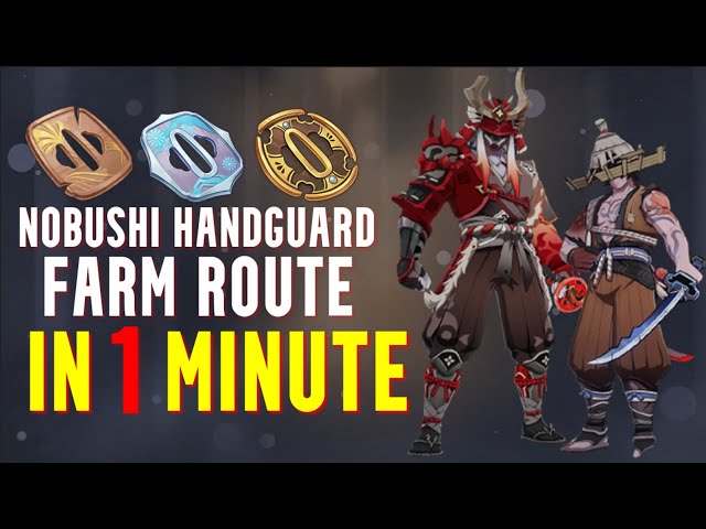 All Handguard locations (Nobushi) in Genshin Impact: Ayaka farming guide
