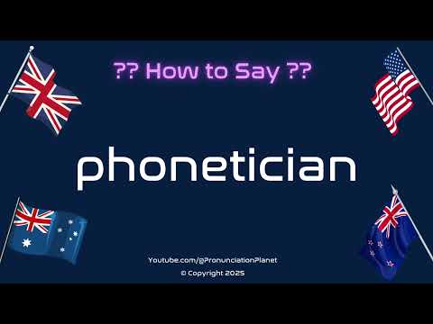 ππ How to Pronounce Phonetician? (CORRECTLY) | Pronunciation Planet
