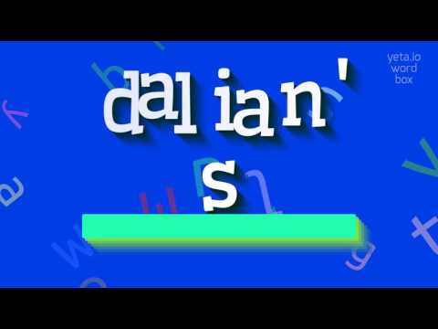 How to say "dalian's"! (High Quality Voices)