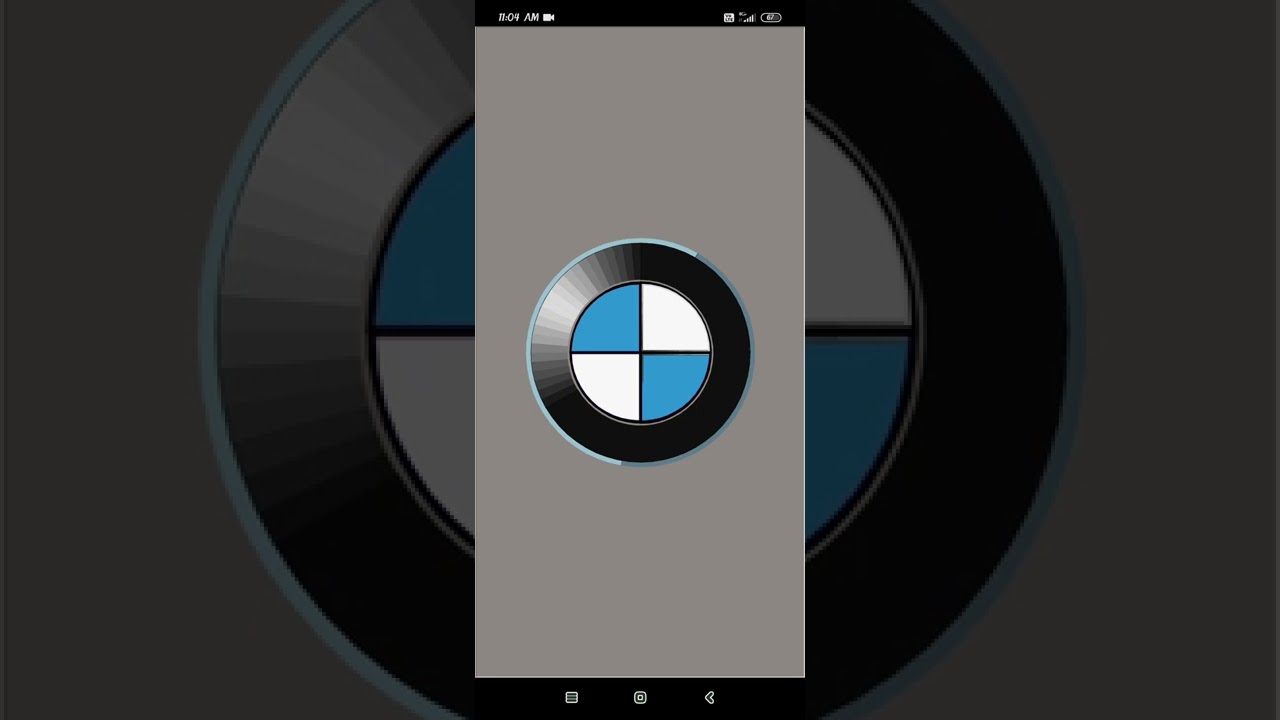 Drawing BMW logo by python turtle in Mobile on pydroid 3