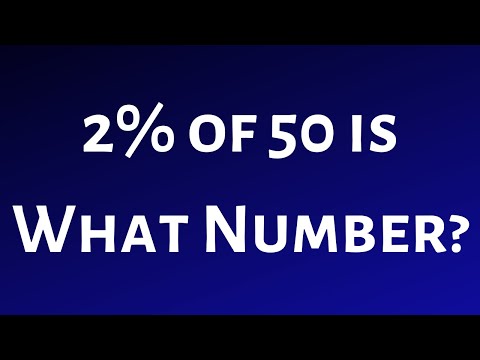 2% of 50 is What Number?