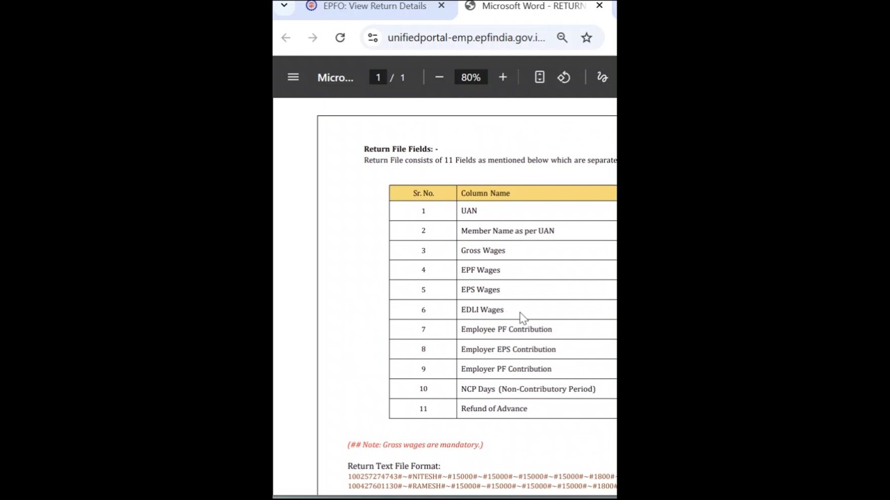 💾📂 Download ECR Format for PF Challan ⚡💼#ECRDownload #PFChallan #Payroll #HR #Finance #ecrfiling