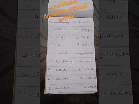 Kailash chandra difficult words #english shorthand dictation #ssc stenographer skill test 2023