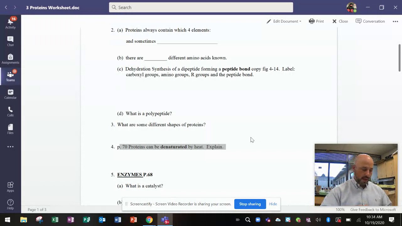 L.E. Virtual Enzyme Lab