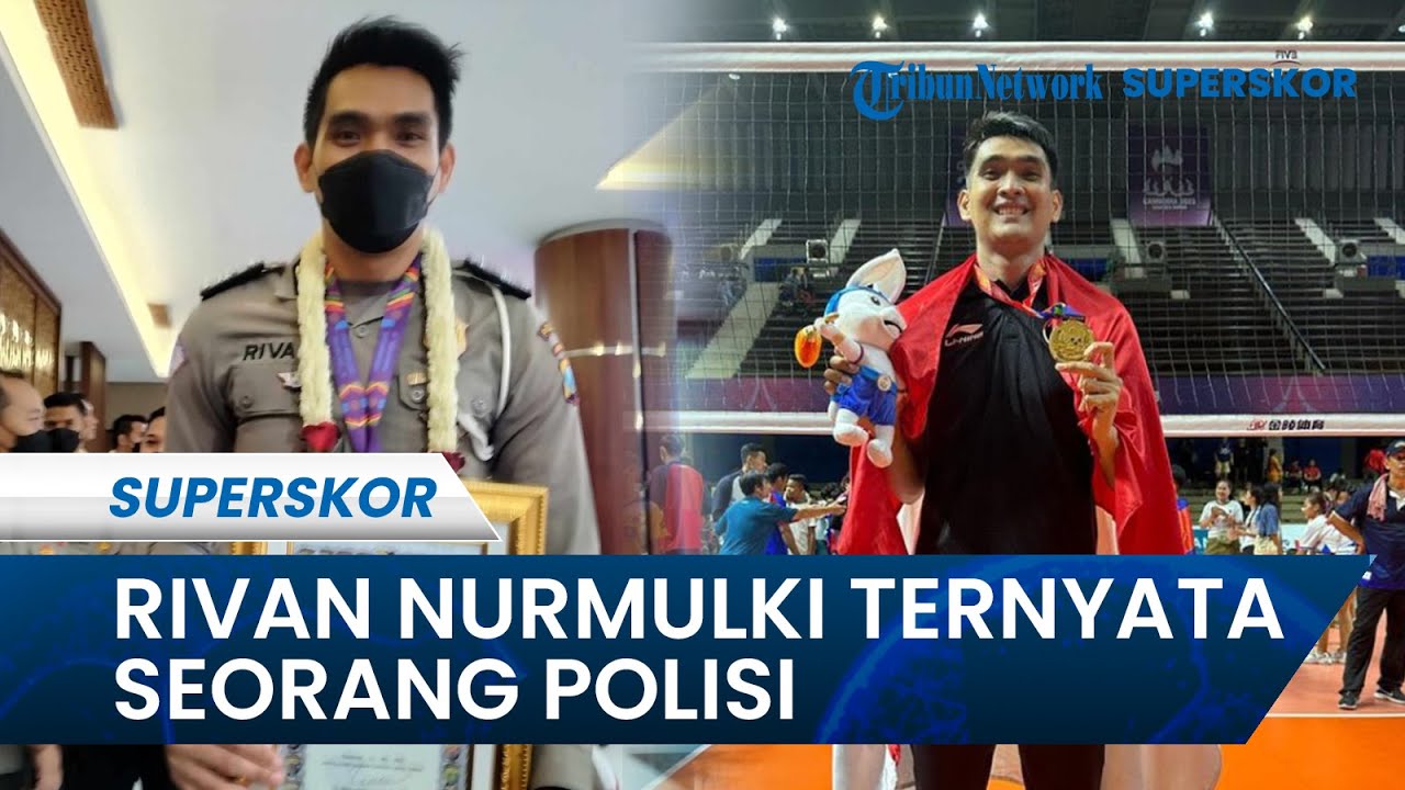 Ternyata Seorang Polisi! Berikut Profil Rivan Nurmulki Bintang Voli Indonesia pada Sea Games ...