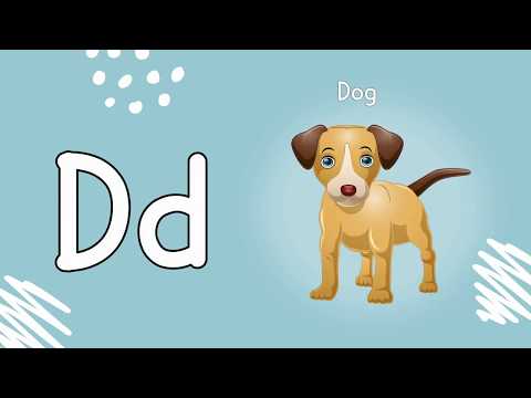 Learn Dd with Five Words | words with d english vocabulary words that start with d phonics ABC song